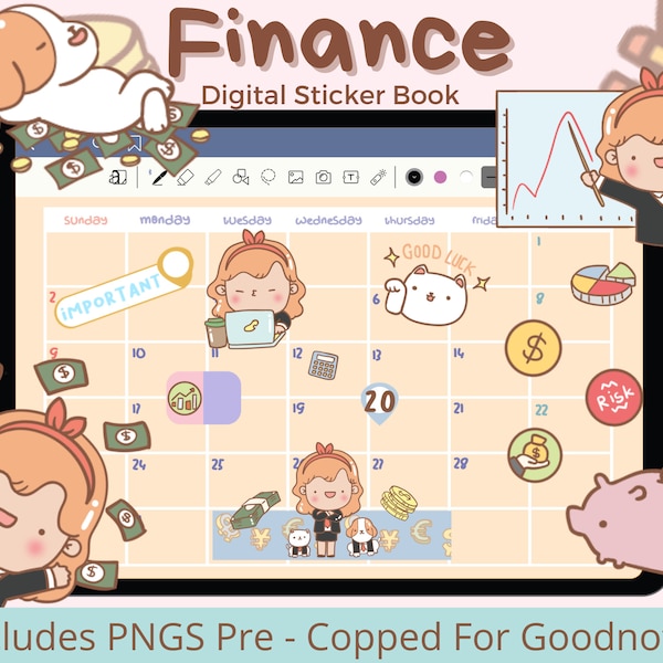 Finance Stickers - Etsy