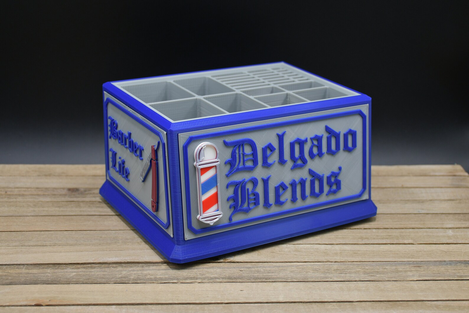 Rising Blade Tonsorial Artist Custom Tool Box Barber / - Etsy