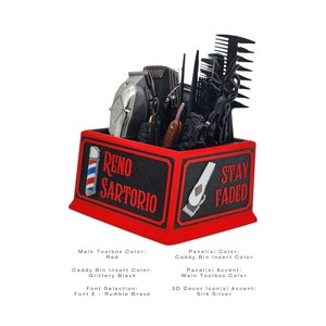 Rising Blade Tonsorial Artist Custom Tool Box - Barber / Hairdresser ...