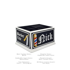 Rising Blade Tonsorial Artist Custom Tool Box - Barber / Hairdresser ...