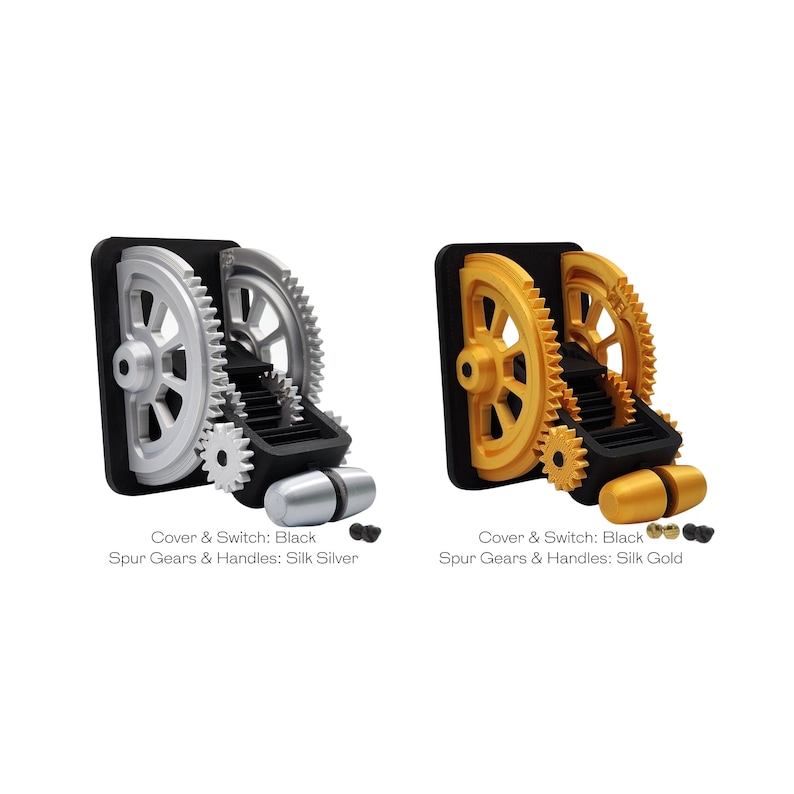 Rocker Ready-to-ship Steampunk Rocker Light Switch Assembly / 9 Gears ...