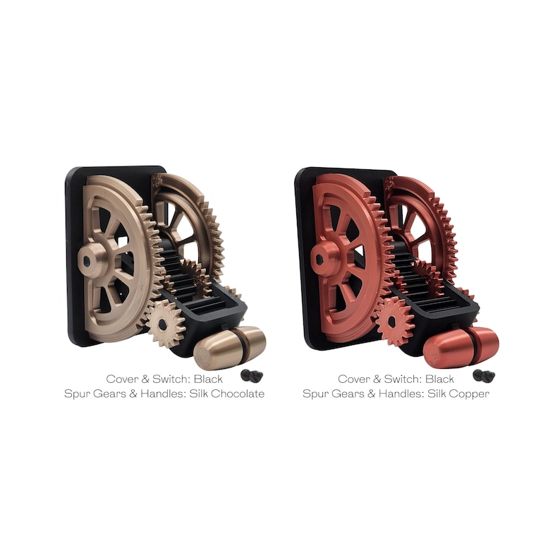 Toggle Ready-to-ship Steampunk Light Switch Assembly / 9 Gears, Lever ...