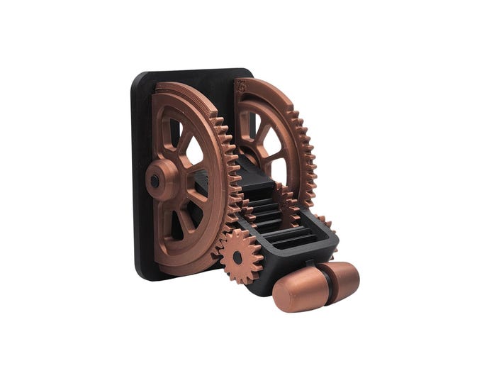 Rocker Ready-to-ship Steampunk Rocker Light Switch Assembly / 9 Gears ...