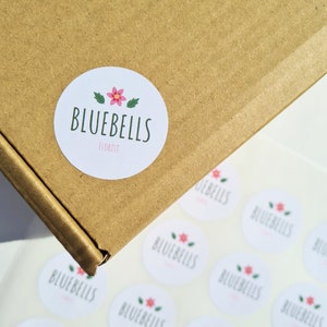 Custom Labels, Personalised Stickers, Circle, Circular, Logo, Business ...