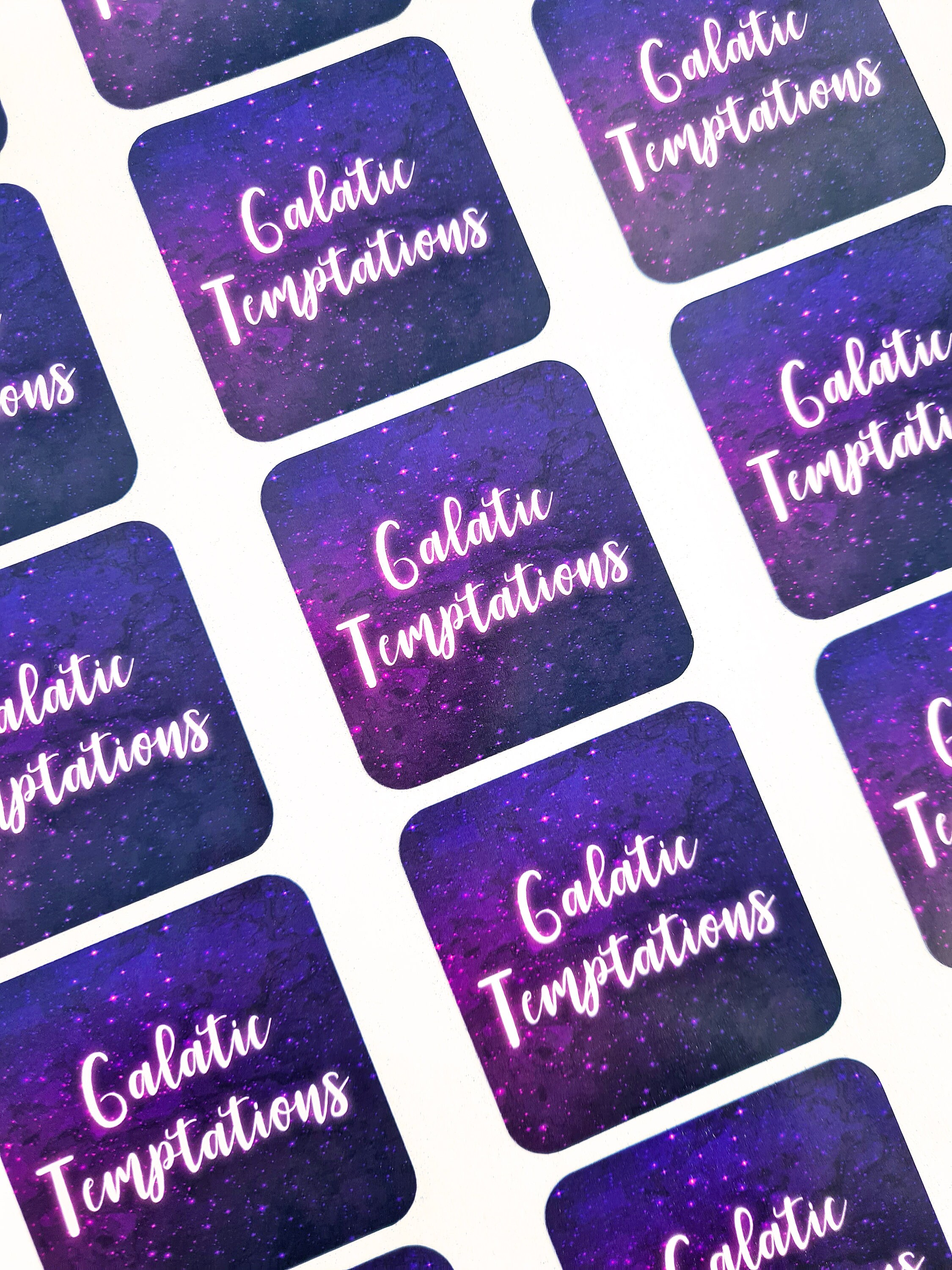 Square Labels Personalised Stickers Square Logo Business - Etsy UK