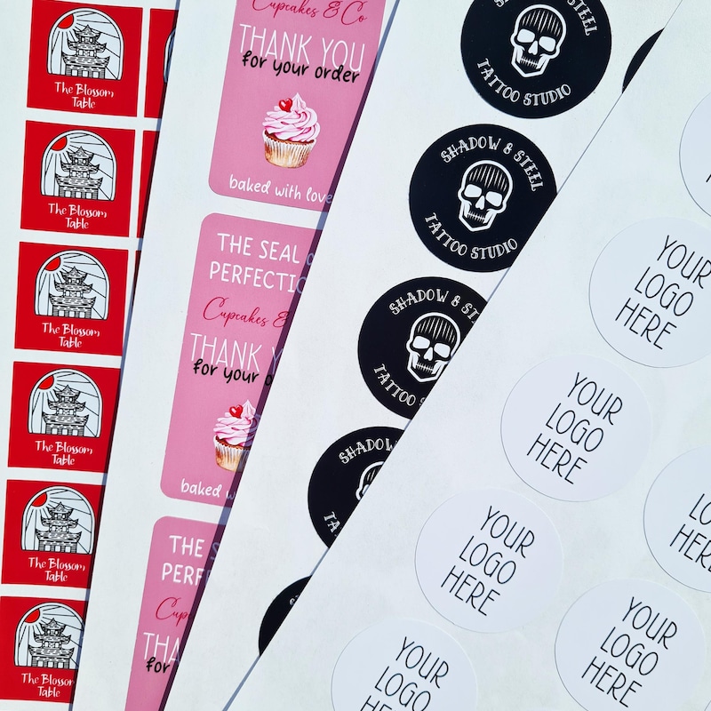 Custom Stickers for Business Packaging - Etsy UK