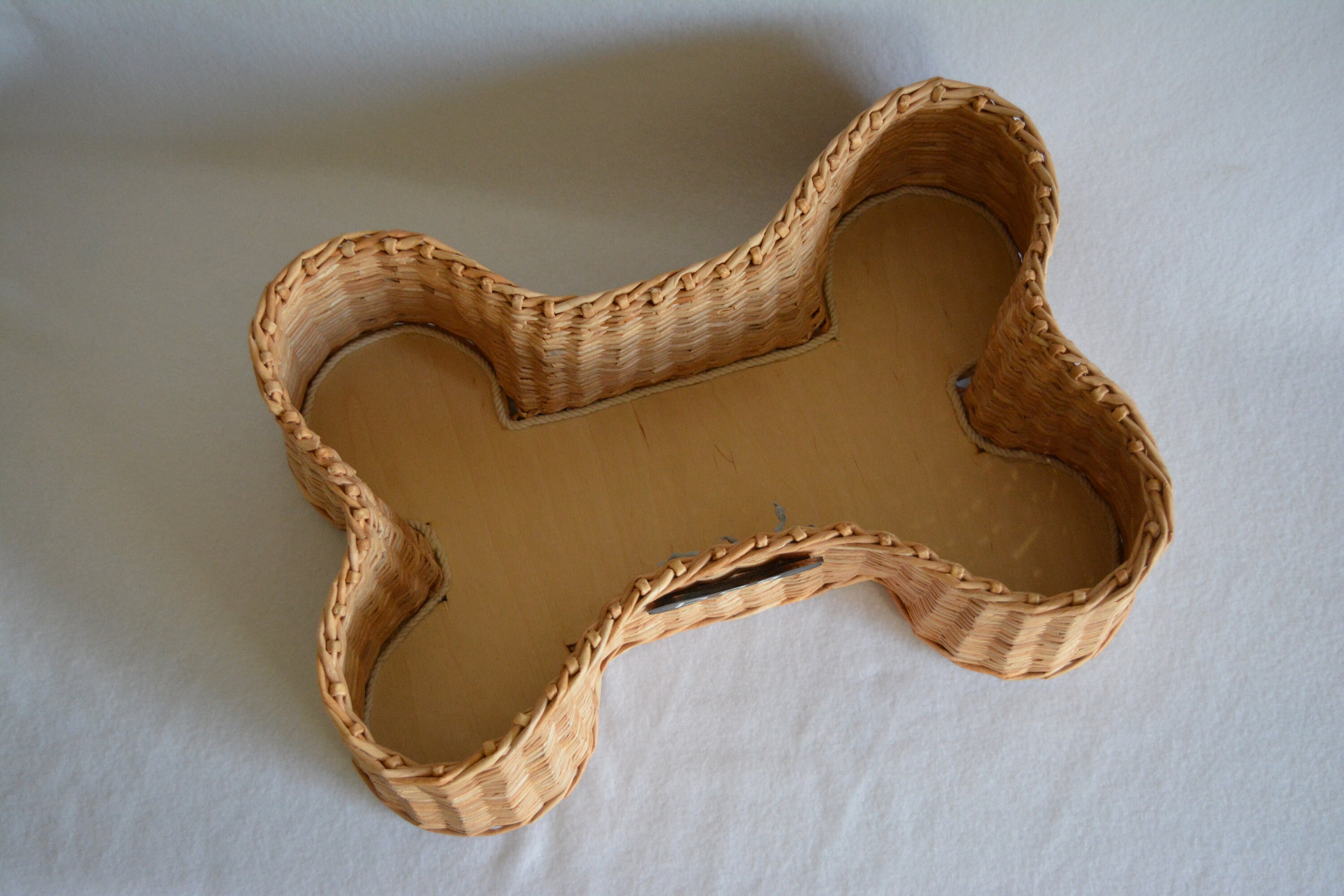 Bone Dry Pet Storage Bone Shape Toy Basket, Natural, Toy Bin for Pets ...