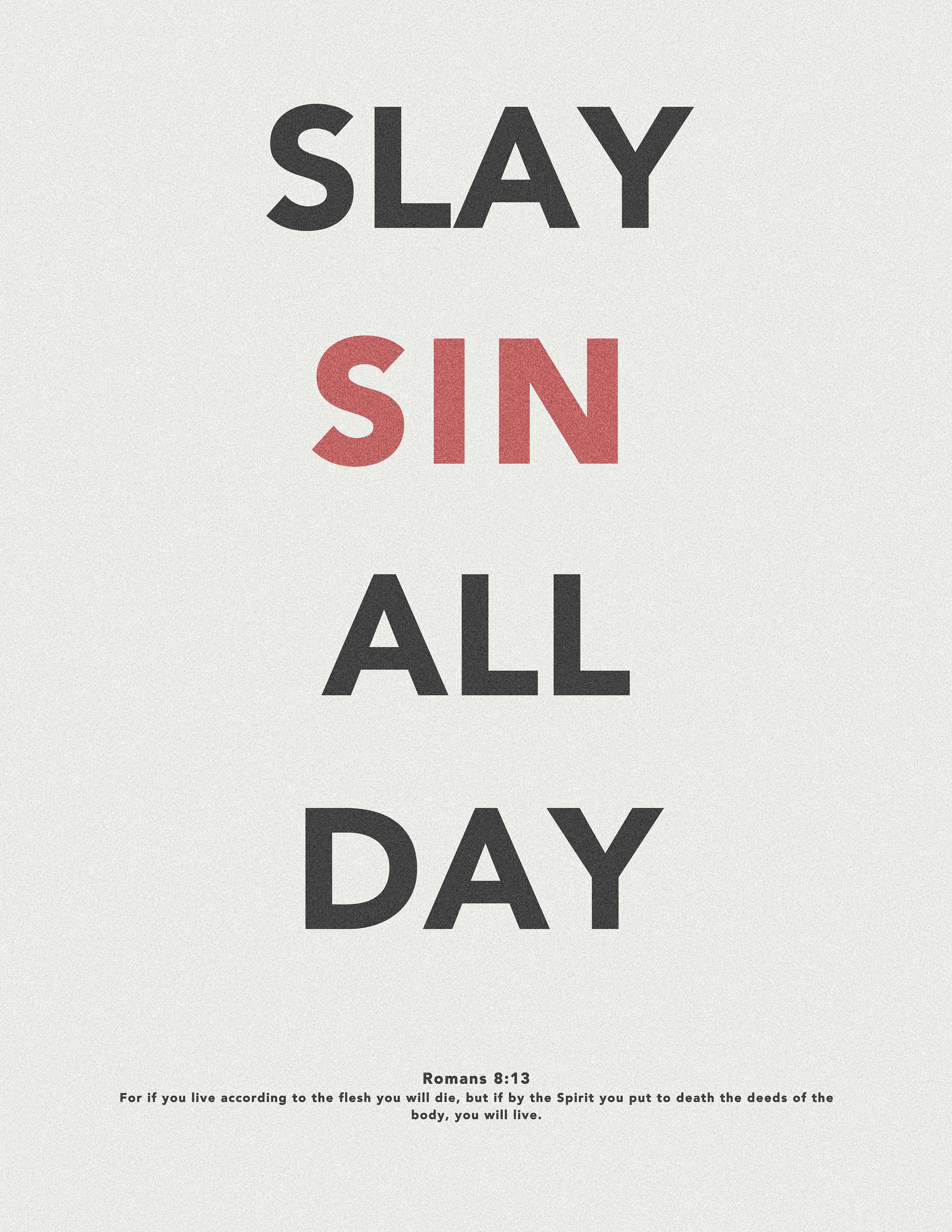 Slay Sin Digital Print - Etsy