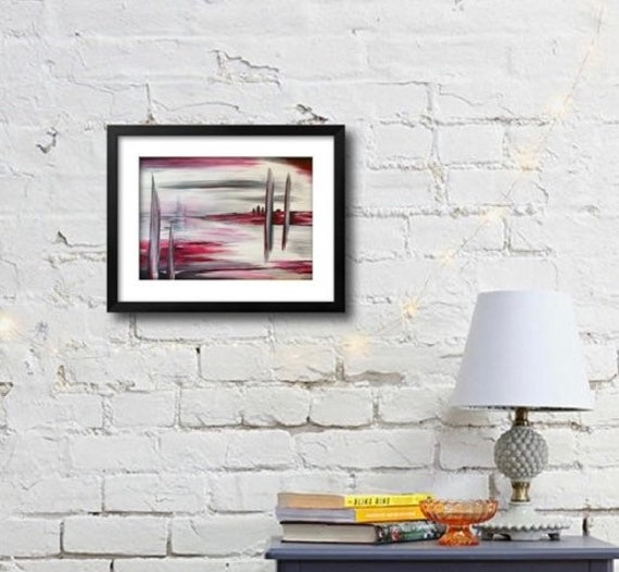 Abstract Acrylic Painting divided | Etsy