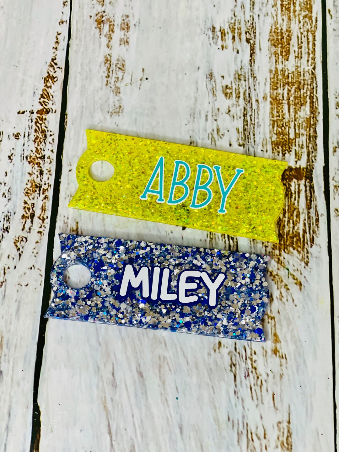 Personalized Glitter Stanley Cup Lid Label: Epoxy - Etsy