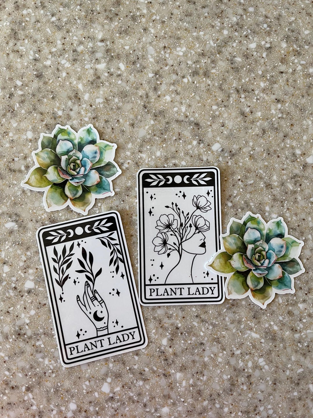 Plant Lady Tarot Card Sticker: Laptop Decal-waterproof - Etsy
