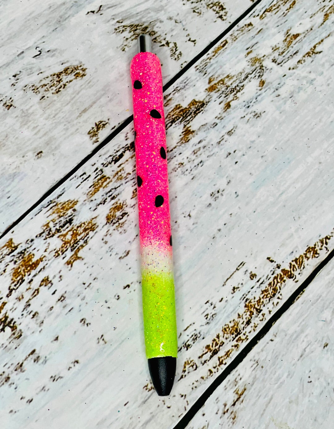 Neon Watermelon Pen: Gel Pen - Etsy
