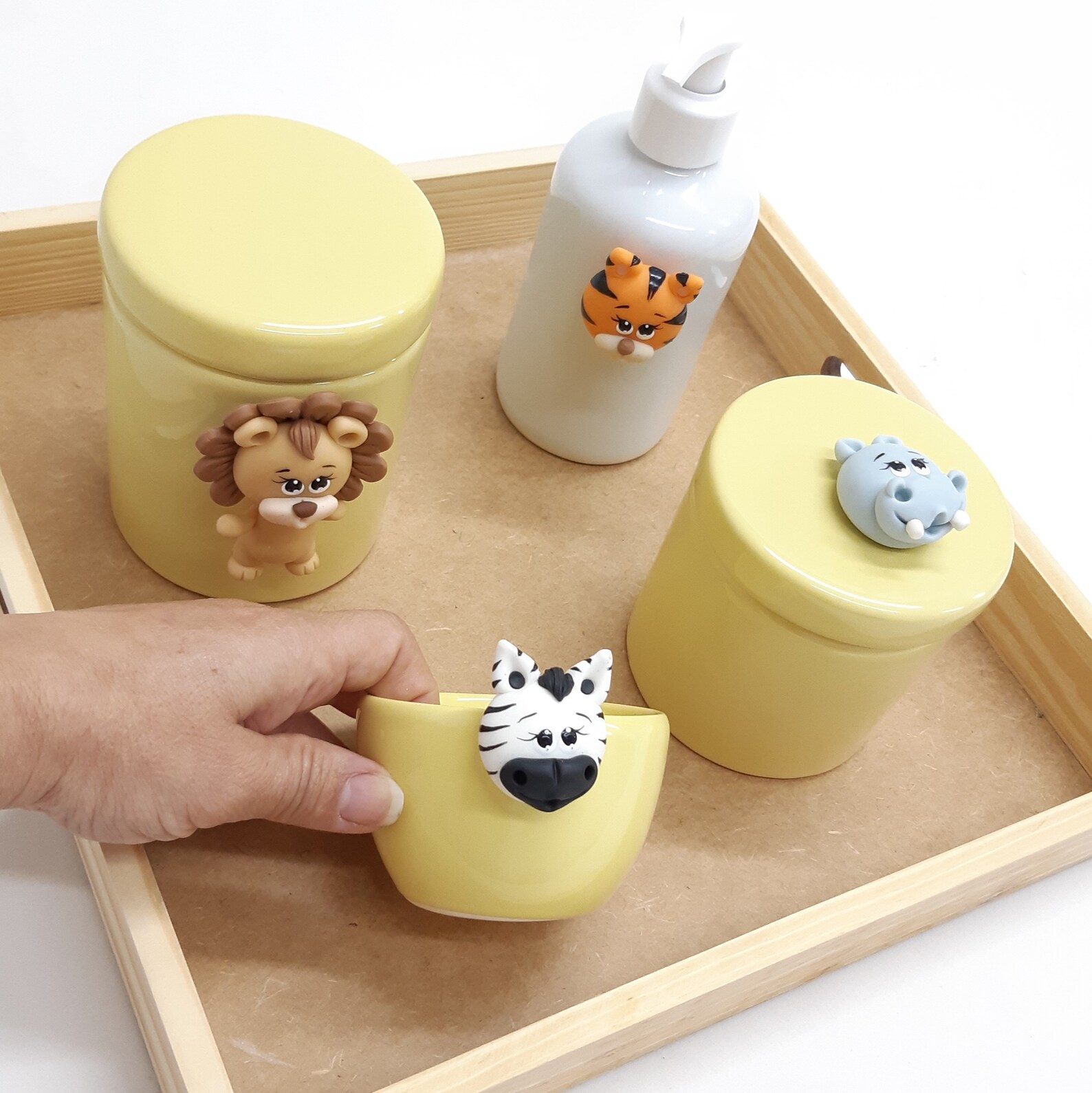 Set of 7 5 or 2 Baby Cleaning Bathroom Set Bathroom - Etsy