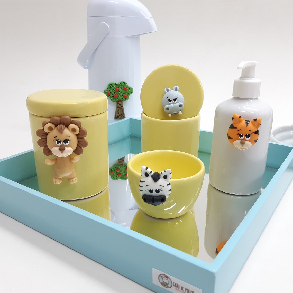 Set of 7 5 or 2 Baby Cleaning Bathroom Set Bathroom - Etsy