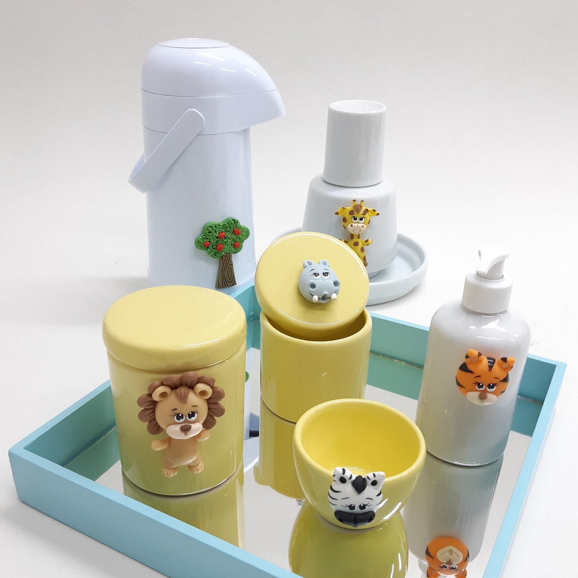 Set of 7 5 or 2 Baby Cleaning Bathroom Set Bathroom - Etsy