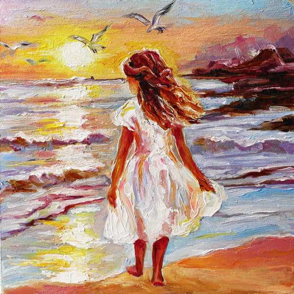 Small Framed Girl - Etsy