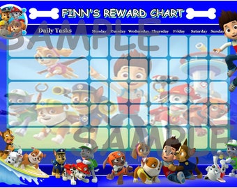 Paw Patrol Chart | Etsy