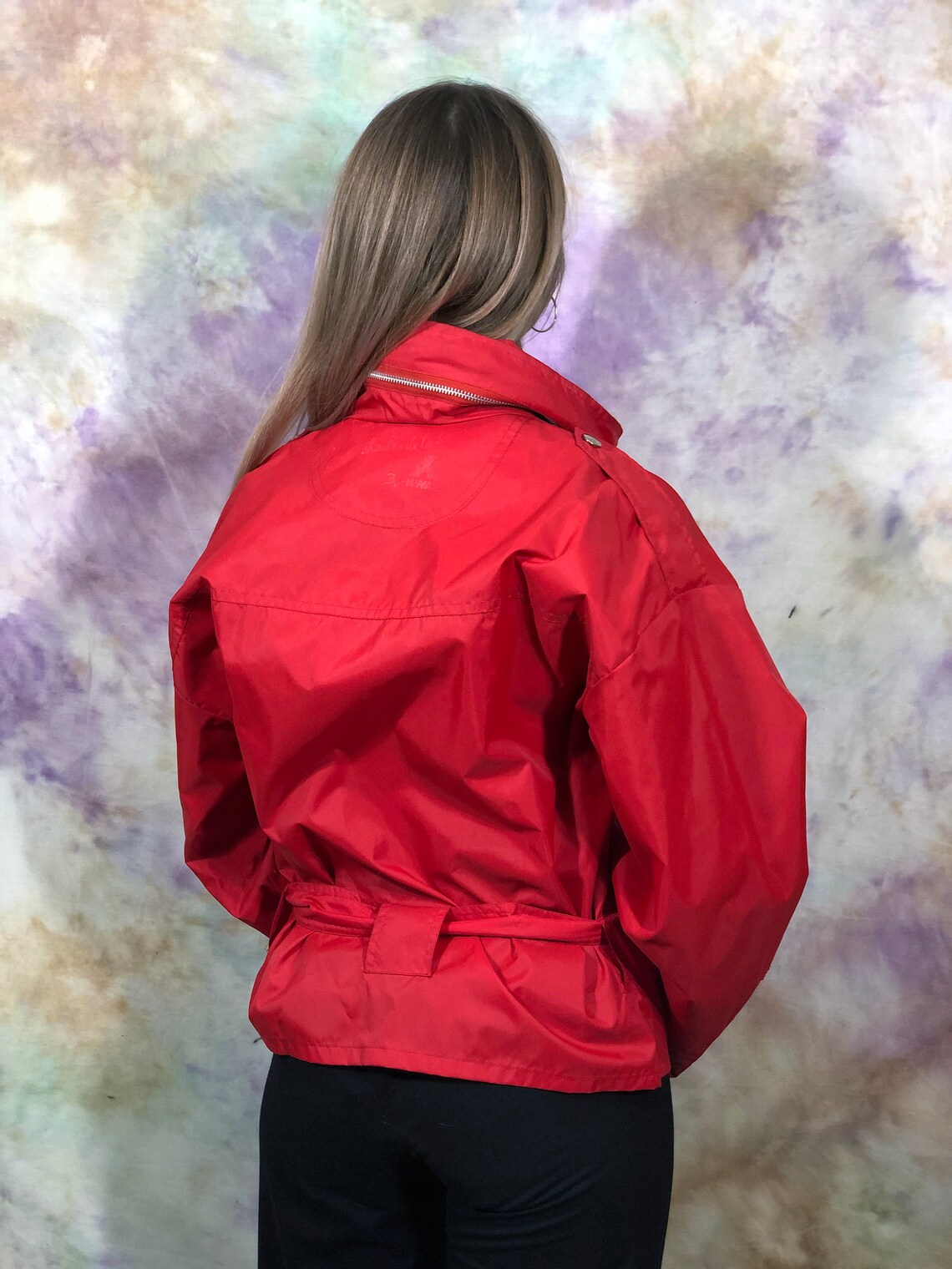 90's K-way Vintage Women's Red Windbreaker Retro - Etsy