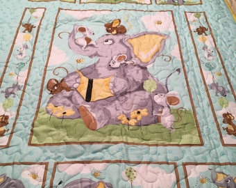 Elephant quilt | Etsy