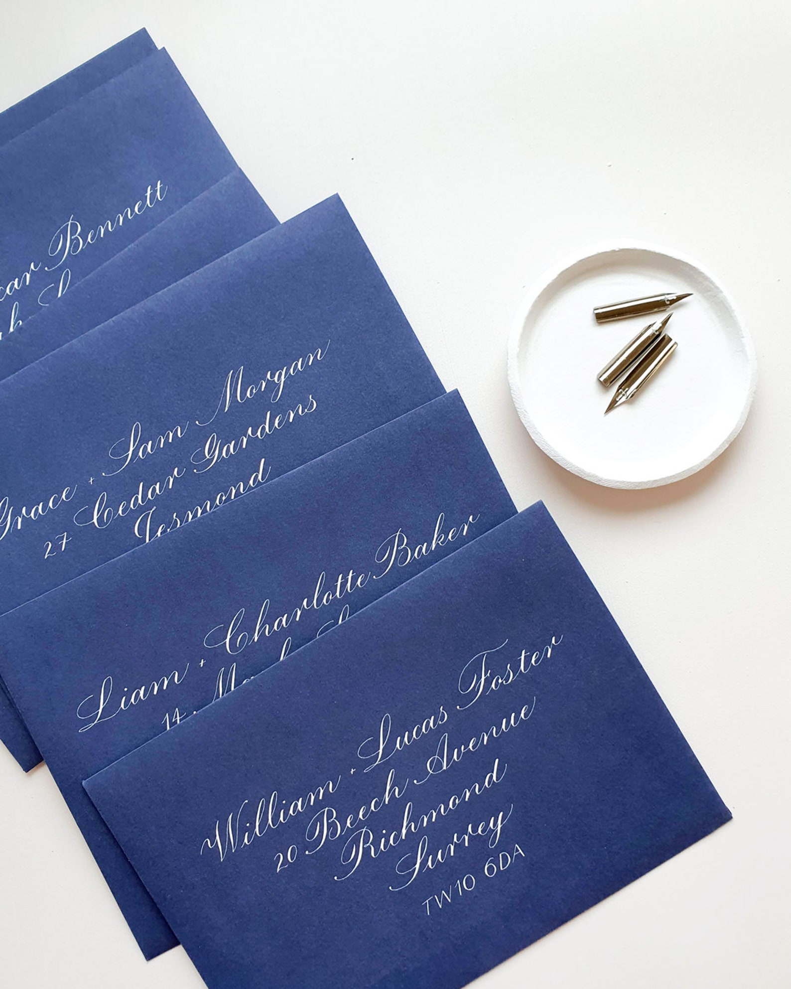 Envelope Addressing Service Custom Wedding Calligraphy Handwritten ...