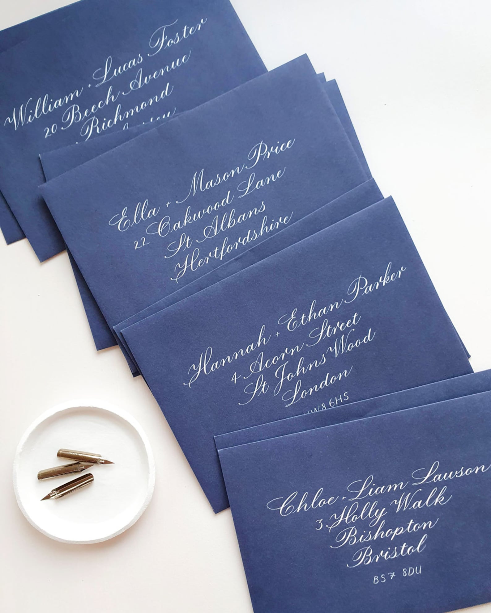 Envelope Addressing Service Custom Wedding Calligraphy Handwritten ...