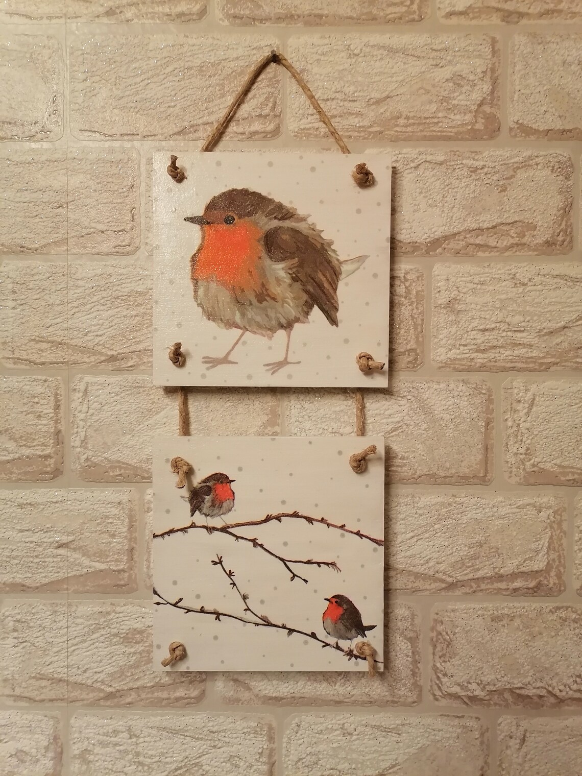 Robin Bird Decor Bird Wall Decor Robin Decor Country Style - Etsy