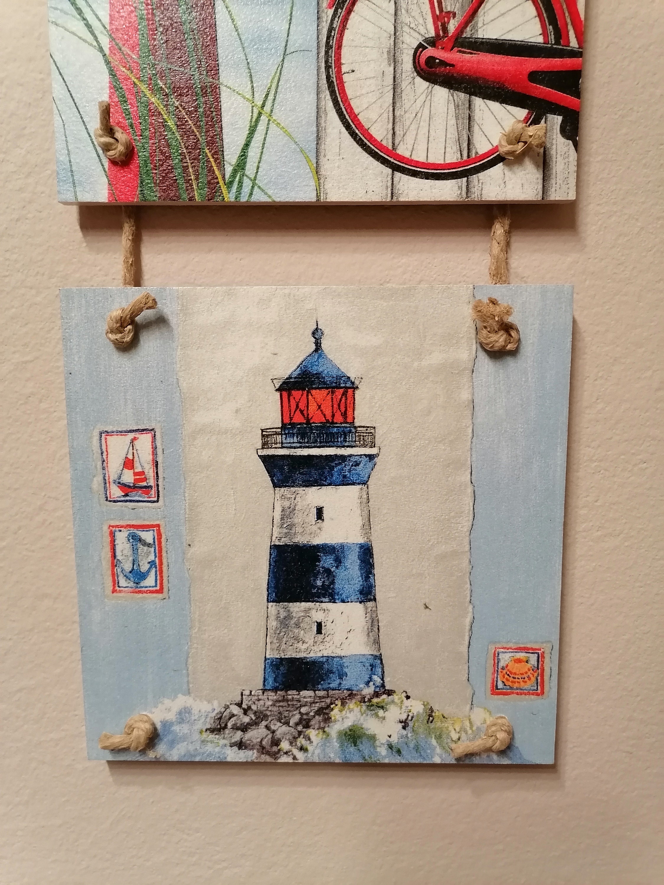 Lighthouse Wall Decor Sea Decor Hanging Home Decor Handmade - Etsy