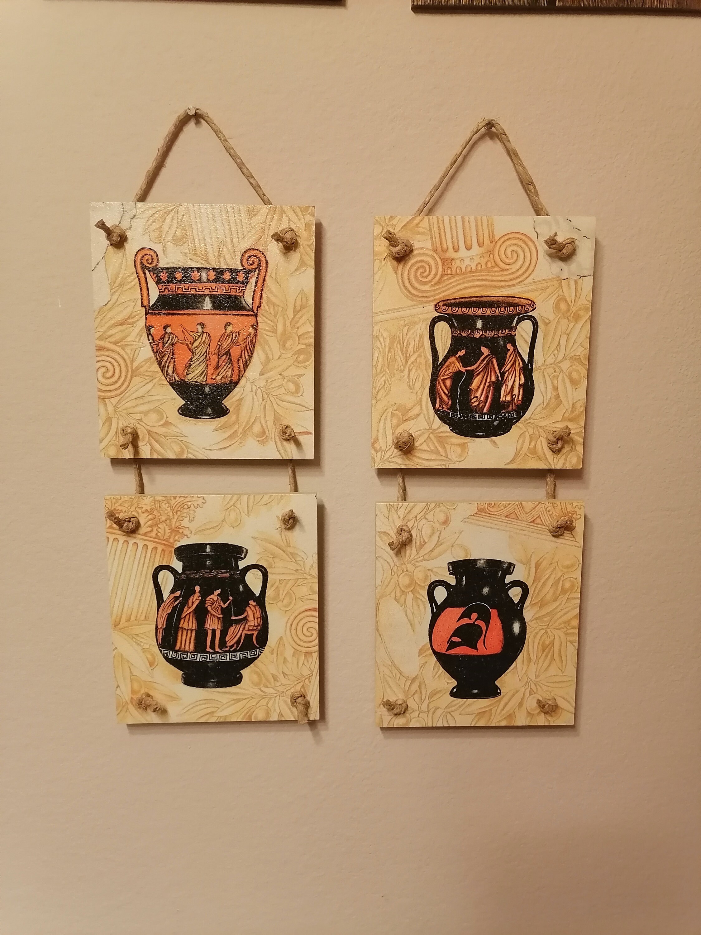 Greek Mythology Decor Greek Mythology Amphora Greek Jar Wall - Etsy