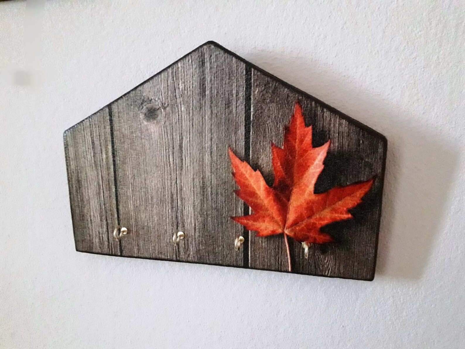 Farmhouse Key Holder for Wall Fall Decor Autumn Key Holder - Etsy