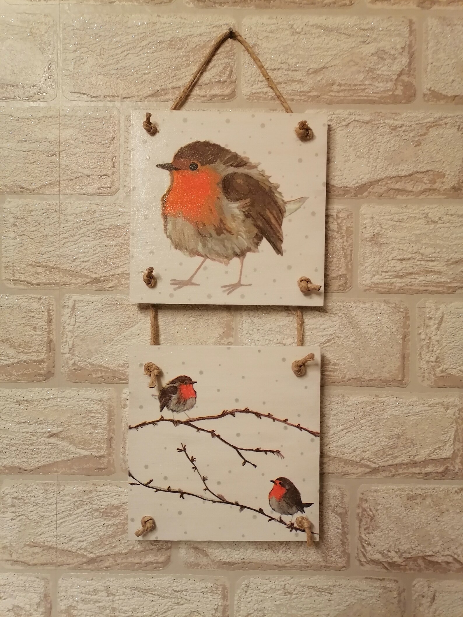 Robin Bird Decor Bird Wall Decor Robin Decor Country Style - Etsy