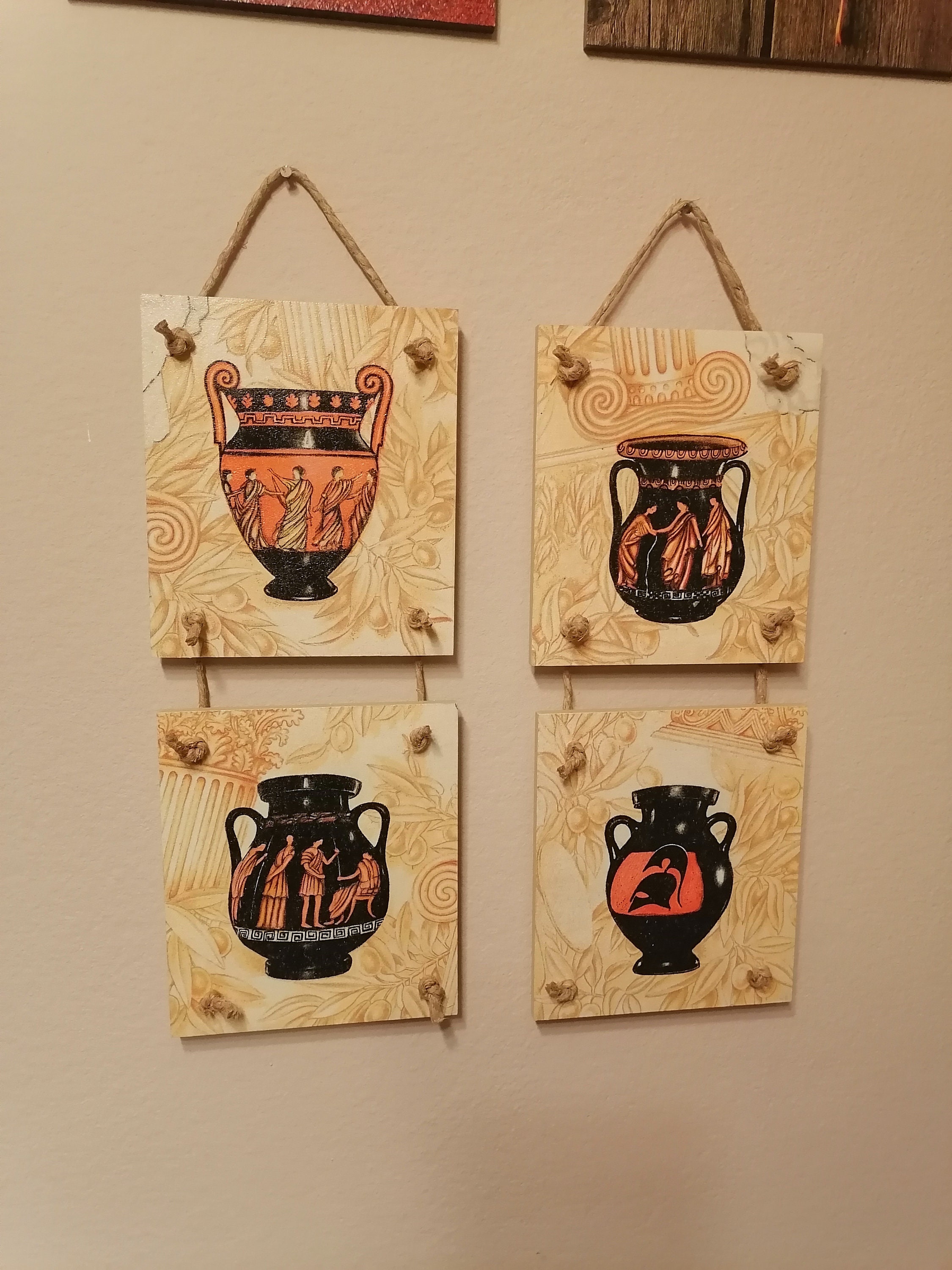 Greek Mythology Decor Greek Mythology Amphora Greek Jar Wall - Etsy