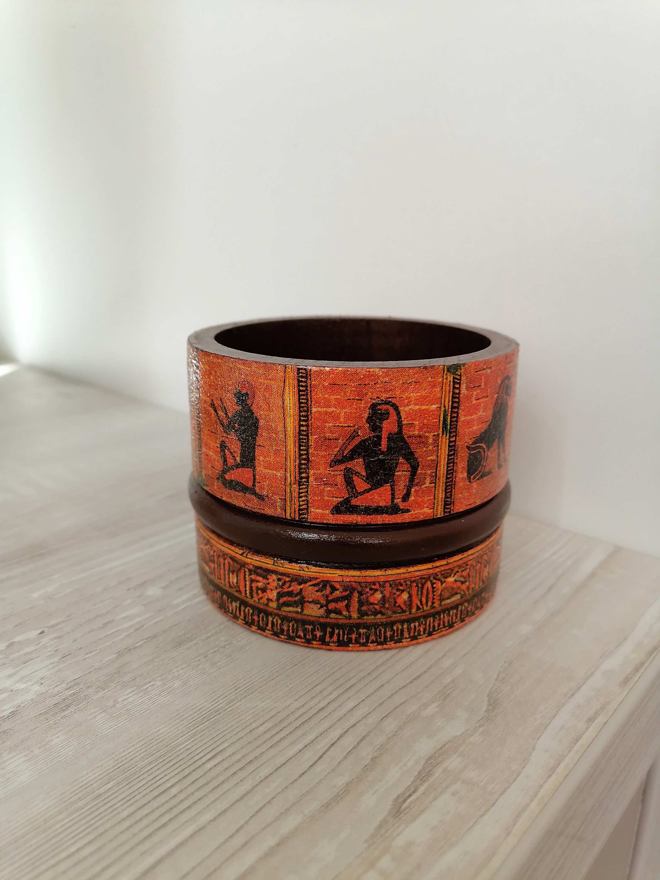 Egyptian Decor Ancient Egypt Mythology Decor Decoupage Box Egyptian ...