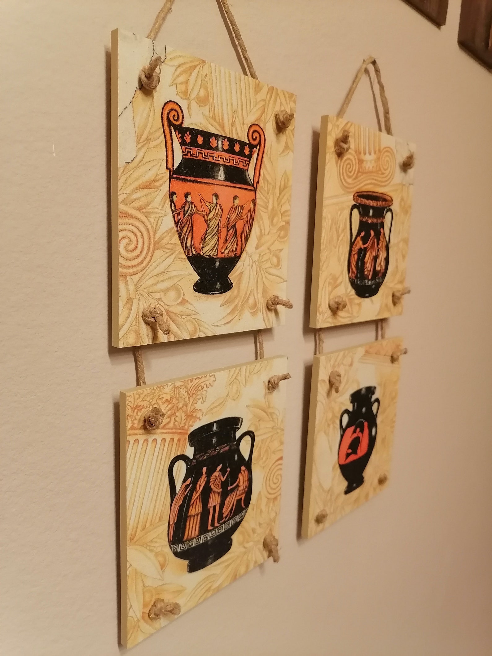 Greek Mythology Decor Greek Mythology Amphora Greek Jar Wall - Etsy