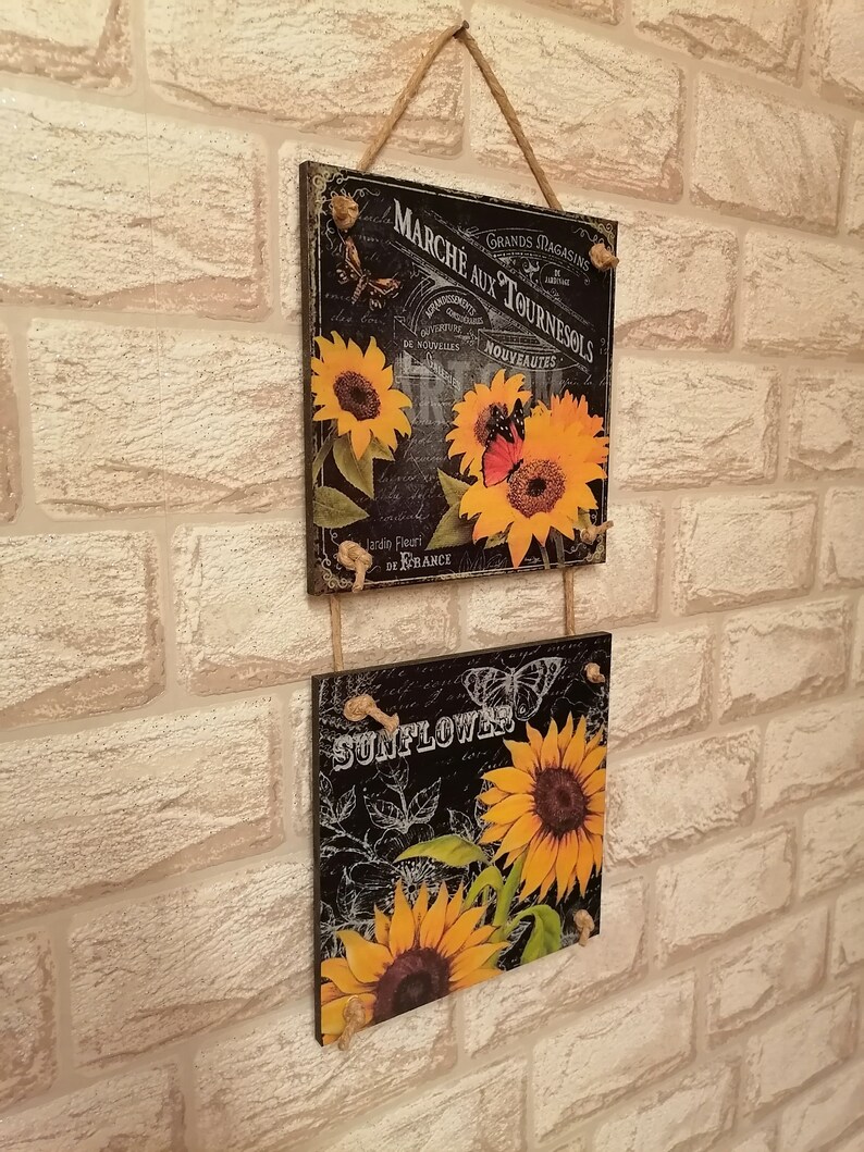 Sunflower Decor Sunflower Wall Decor Sunflower Sign Decor - Etsy