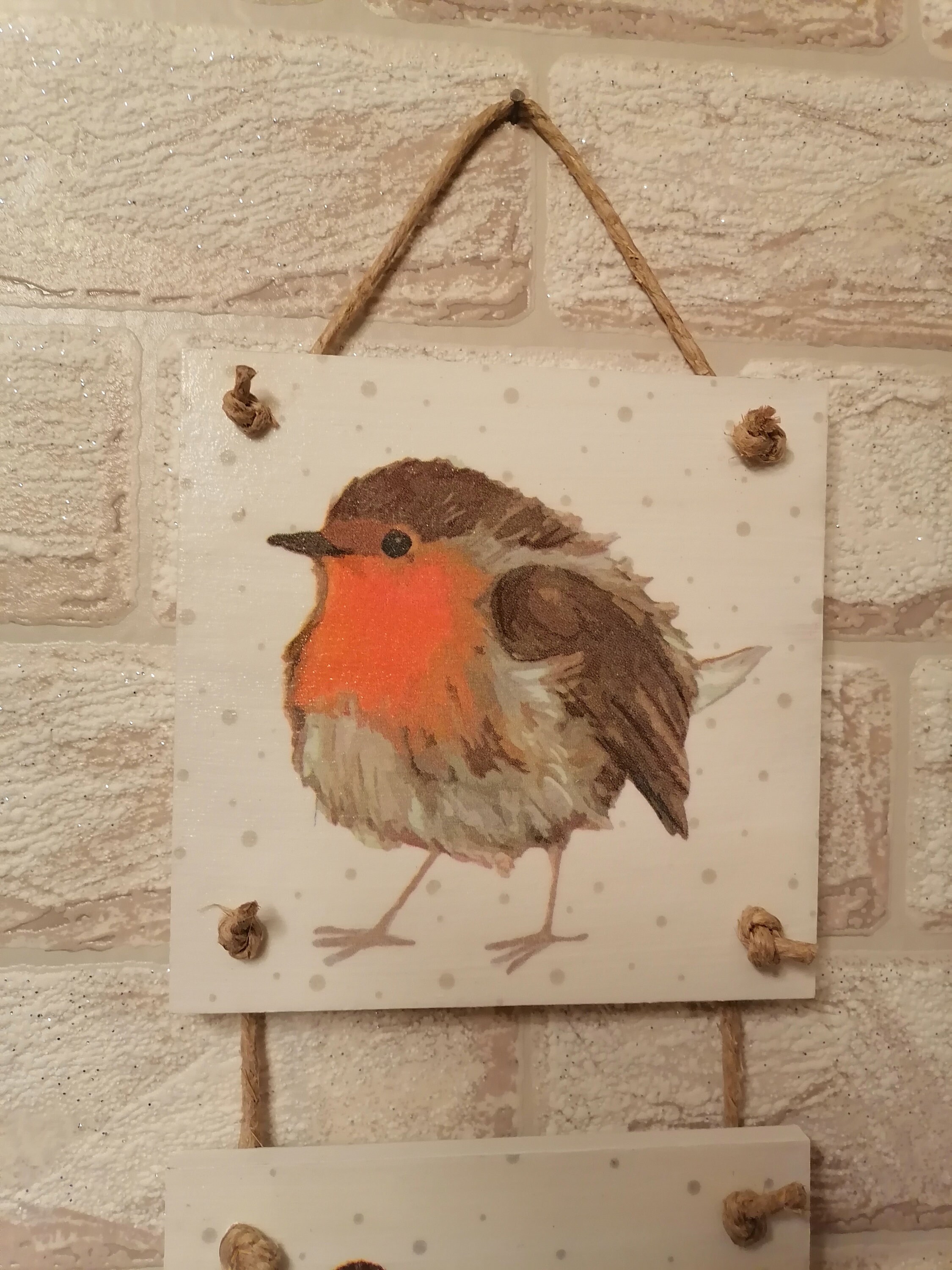 Robin Bird Decor Bird Wall Decor Robin Decor Country Style Decor ...