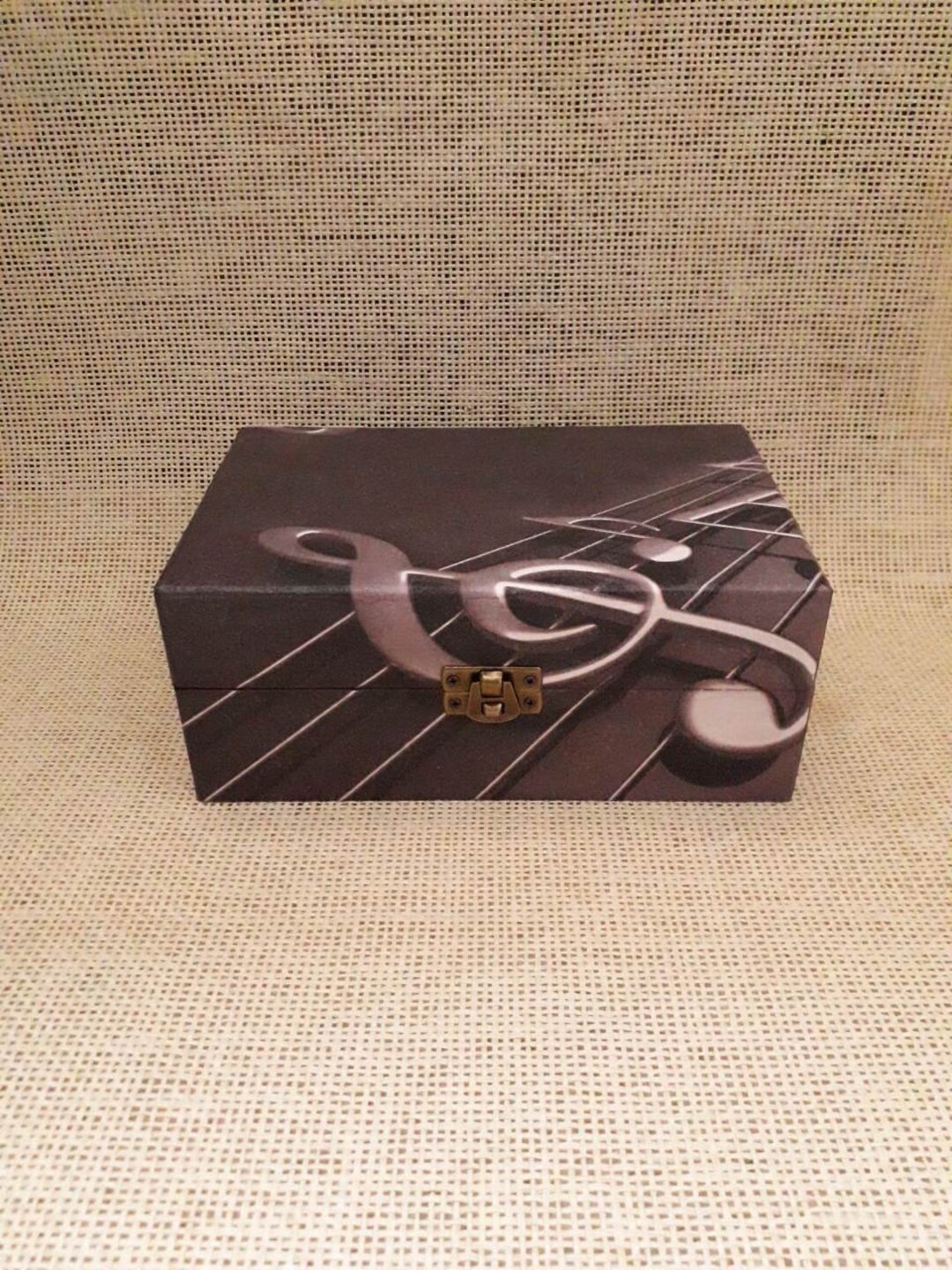 Treble Clef Box Storage Box Music Gift Music Decor Box Treasure Box ...