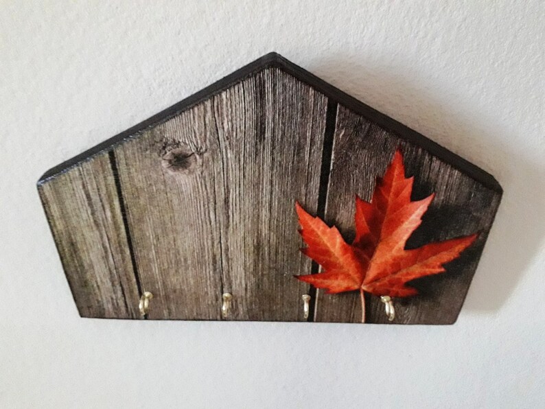 Farmhouse Key Holder for Wall Fall Decor Autumn Key Holder - Etsy