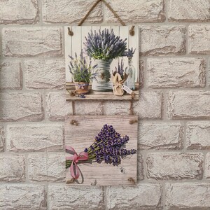 Lavender Wall Decor Shabby Chic Decor Hanging Lavender Housewares Gift ...
