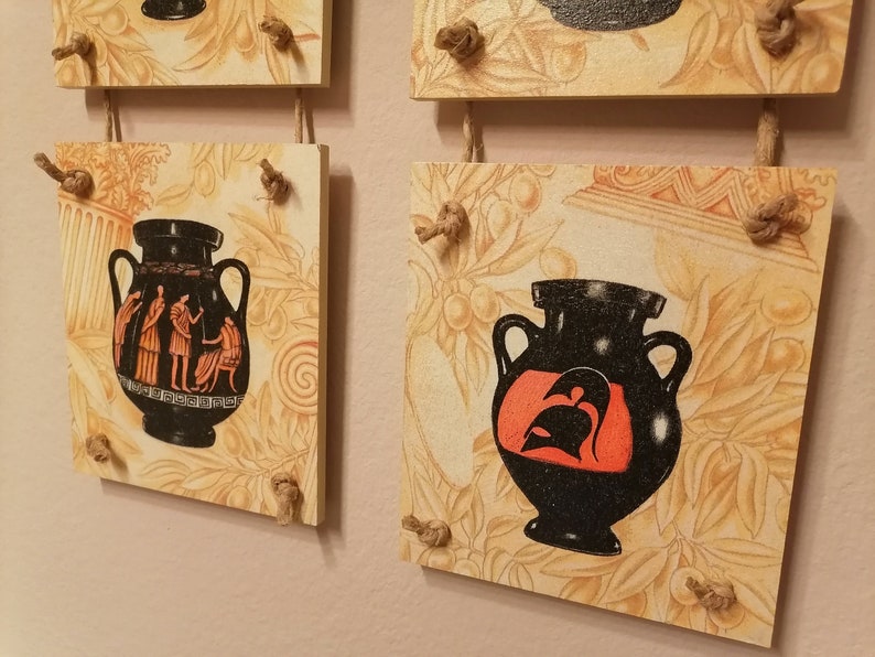 Greek Mythology Decor Greek Mythology Amphora Greek Jar Wall - Etsy