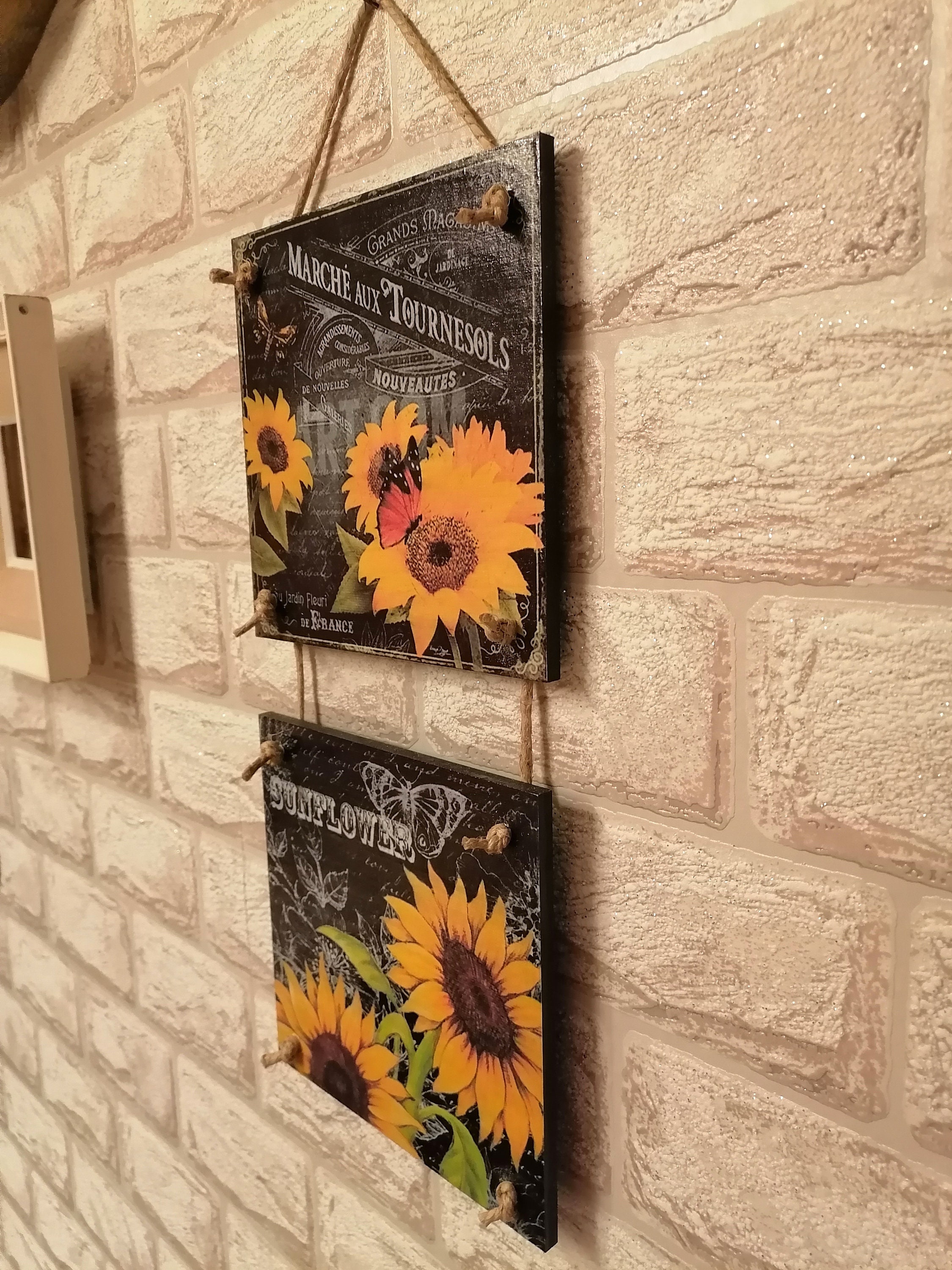 Sunflower Decor Sunflower Wall Decor Sunflower Sign Decor - Etsy