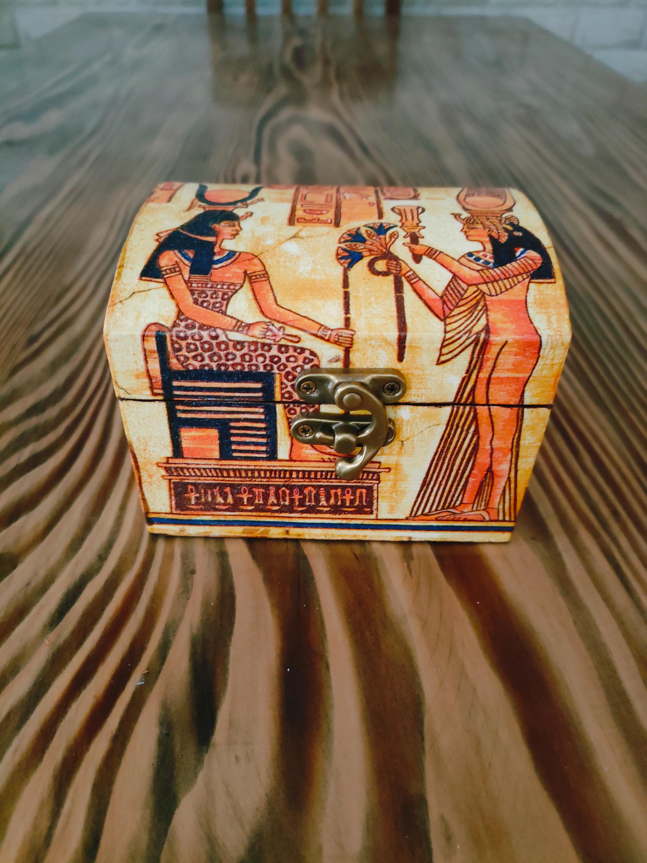 Egyptian Box Ancient Egypt Mythology Decor Box Jewelry Box Egyptian Box ...