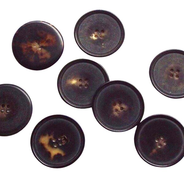 Tortoiseshell Button - Etsy