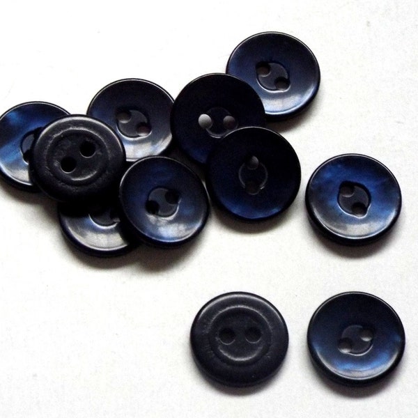 Dark Blue Buttons - Etsy UK