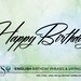 5 Digital Word Art Birthday Sentiments Printable Digi Stamps - Etsy