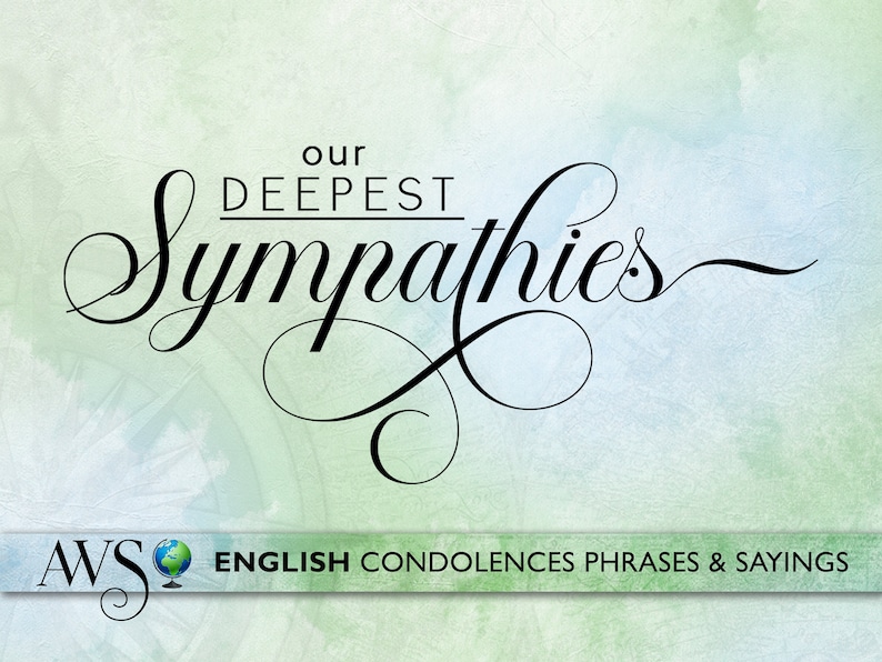Sincere Condolences Clipart Memorial Clipart | Jpeg | Pdf, Instant ...