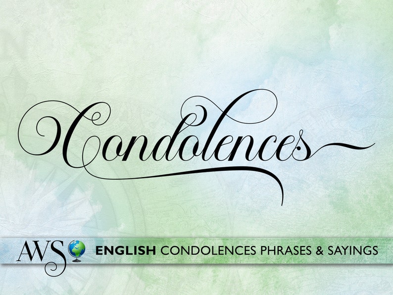Sincere Condolences Clipart Memorial Clipart | Jpeg | Pdf, Instant ...