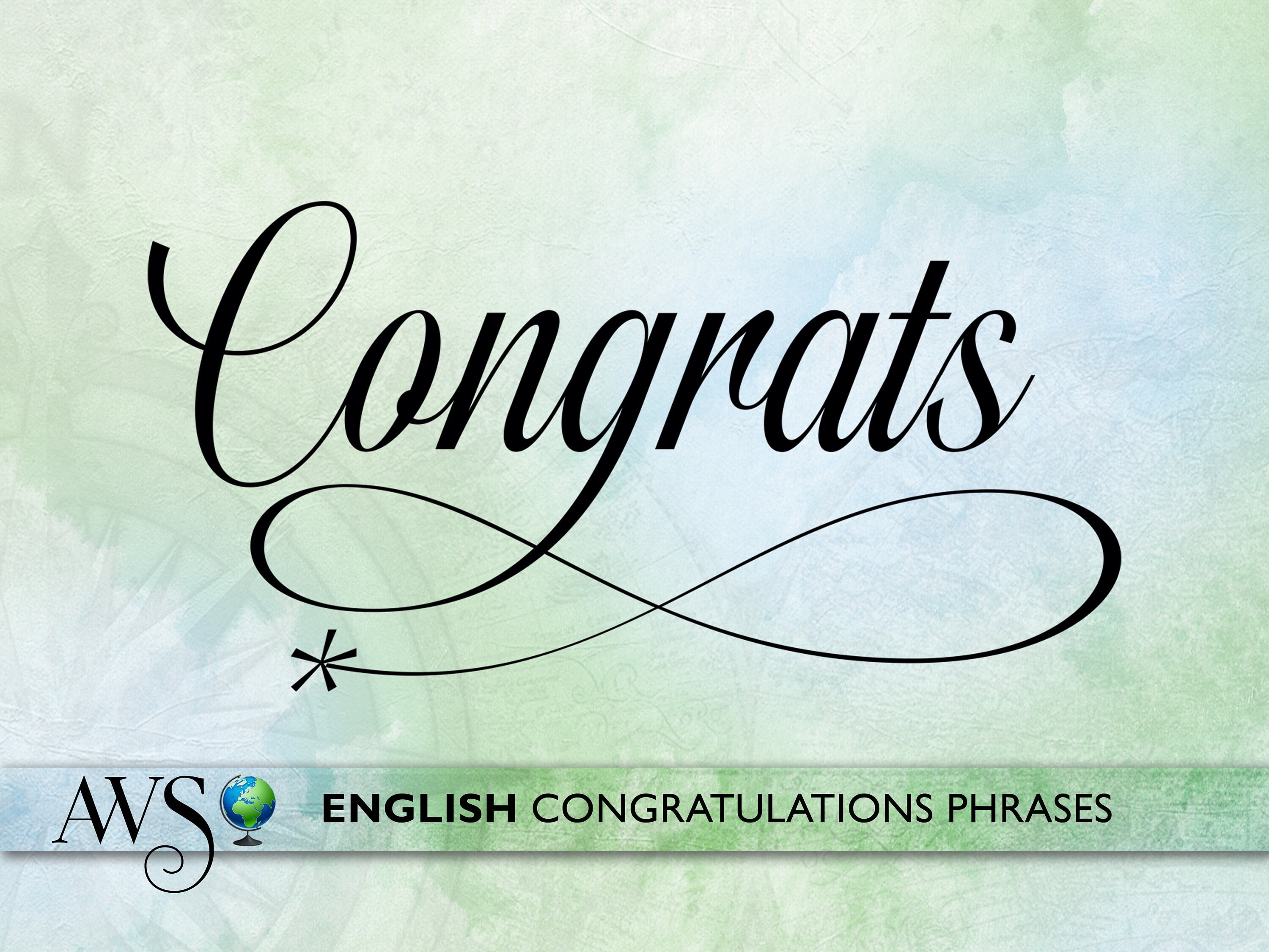 Congratulations Digital Stamps for Cardmaking PNG | JPEG | PDF Instant ...