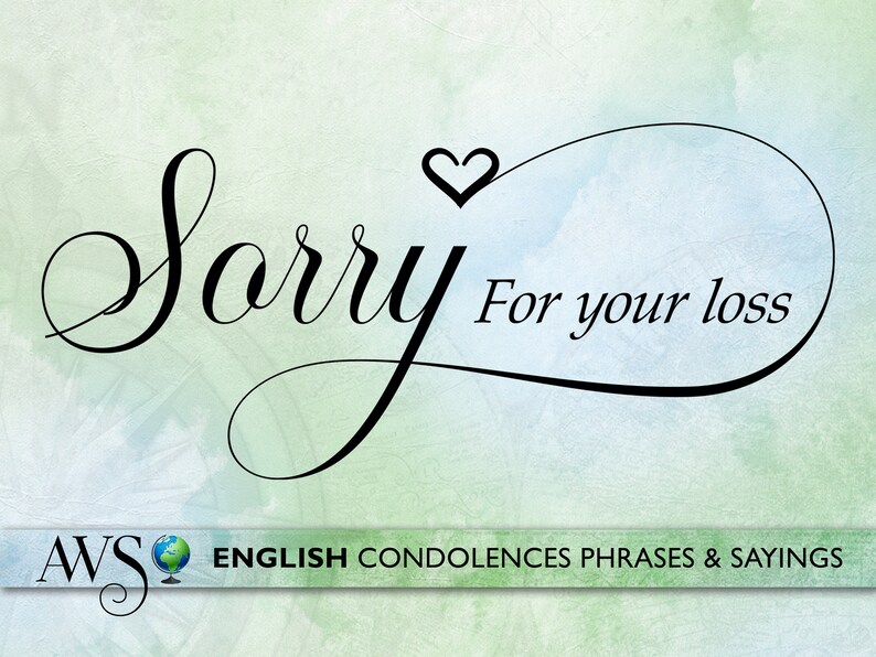 Sincere Condolences Clipart Memorial Clipart | Jpeg | Pdf, Instant ...