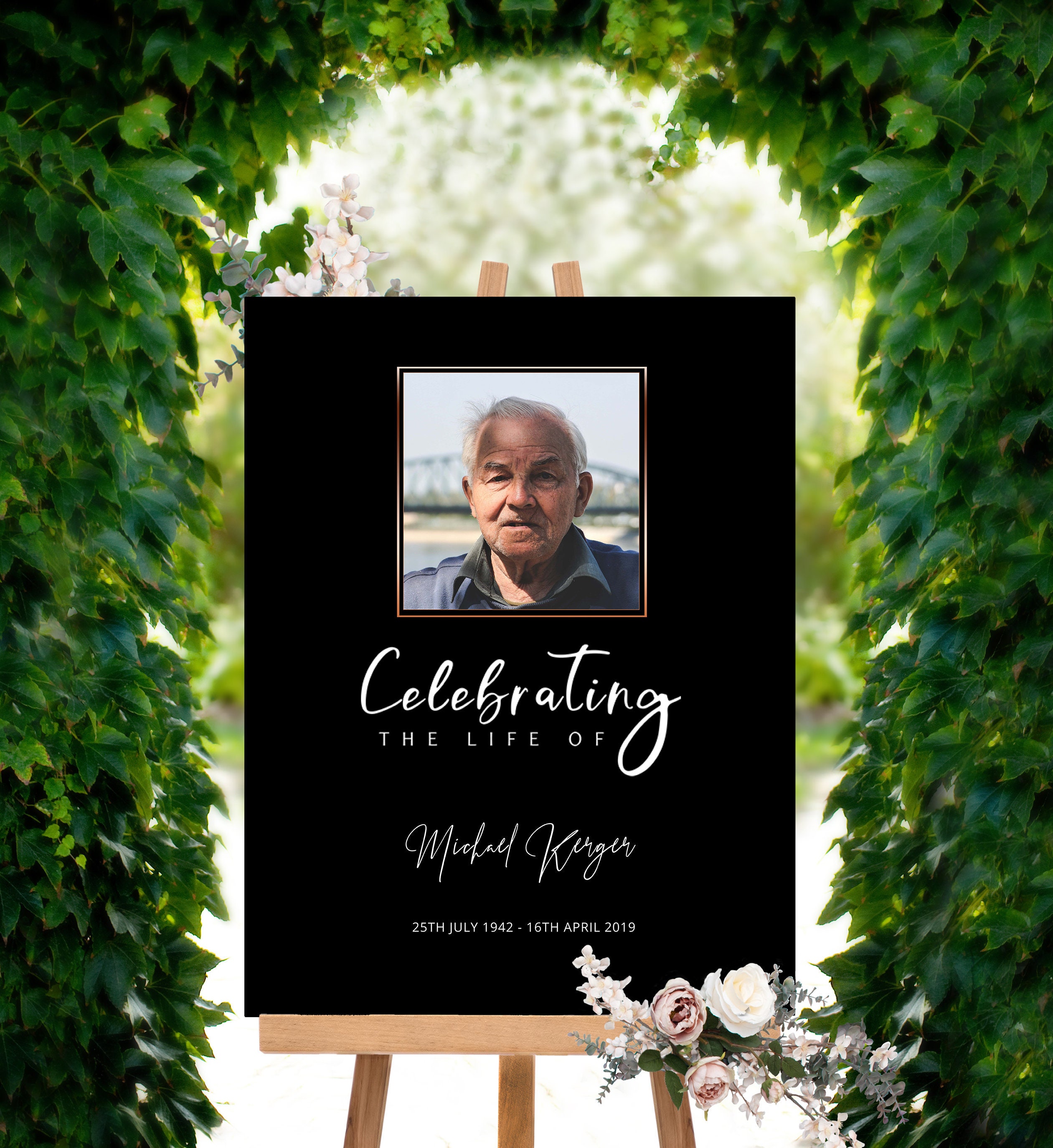 Funeral Sign Funeral Welcome Sign Printable Funeral - Etsy