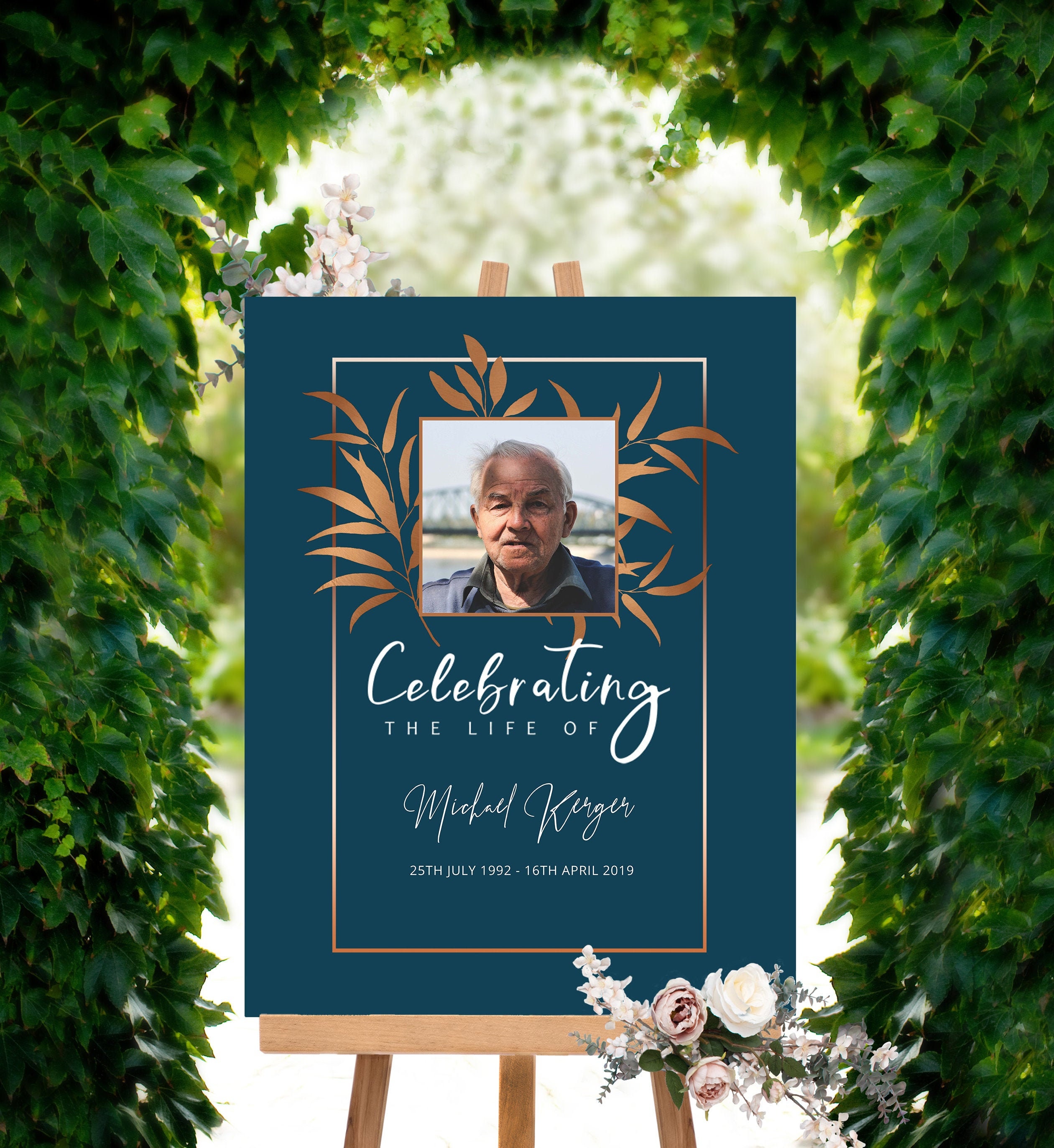 Funeral Sign Funeral Welcome Sign Printable Funeral | Etsy